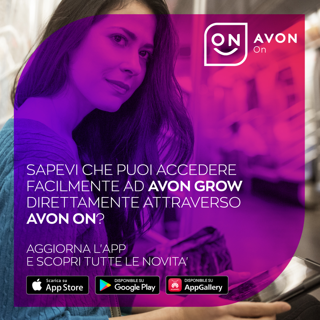 ACCEDI AD AVON GROW DIRETTAMENTE DA AVON ON!